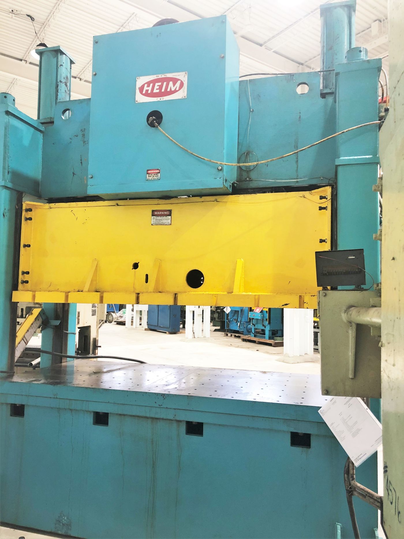 300 Ton Straight Side Press • Used Heim S300-48x102 Press (5530)