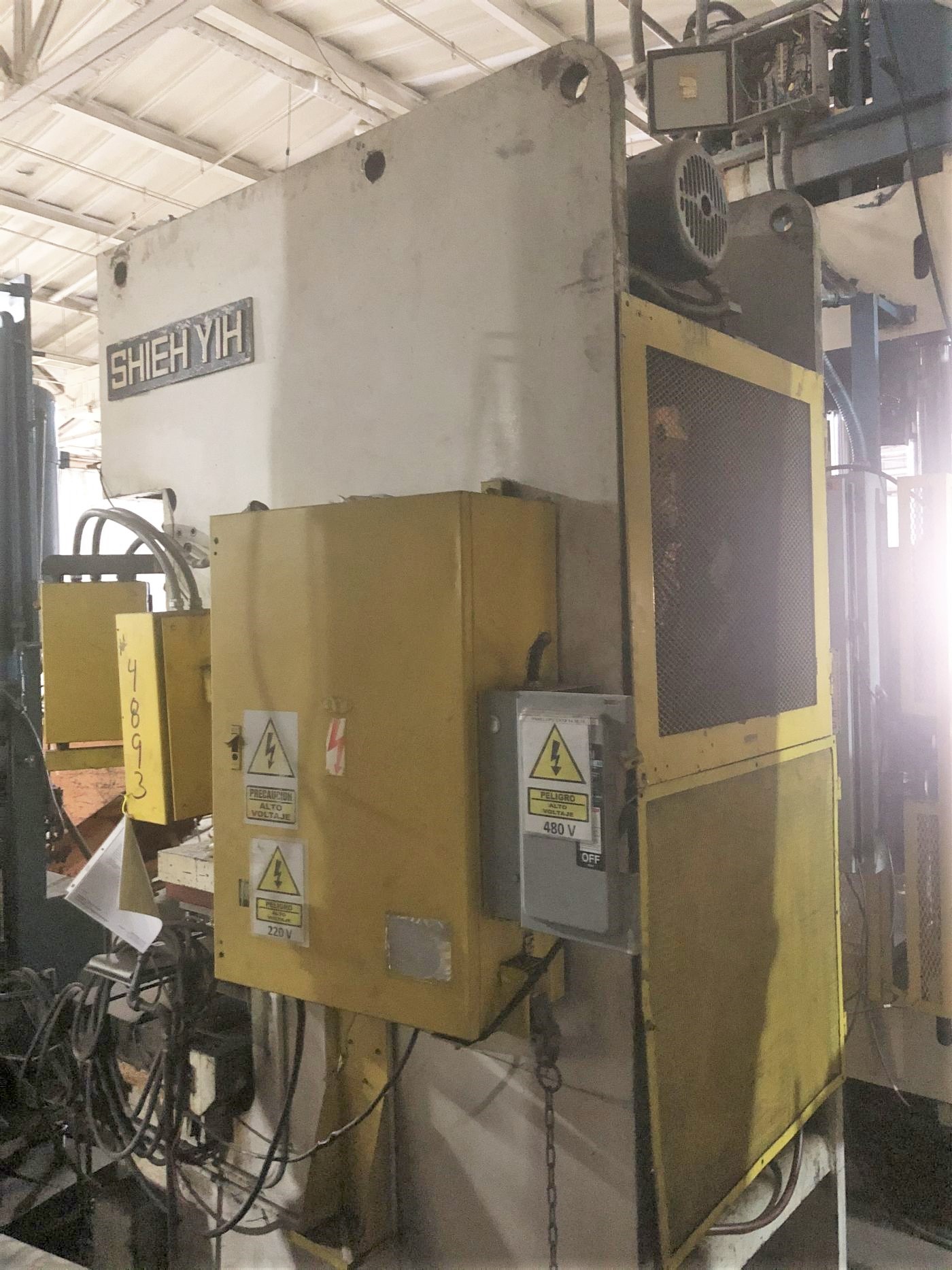 121 Ton C Frame Used Press • Used Seyi SNC-110 Press (4893)