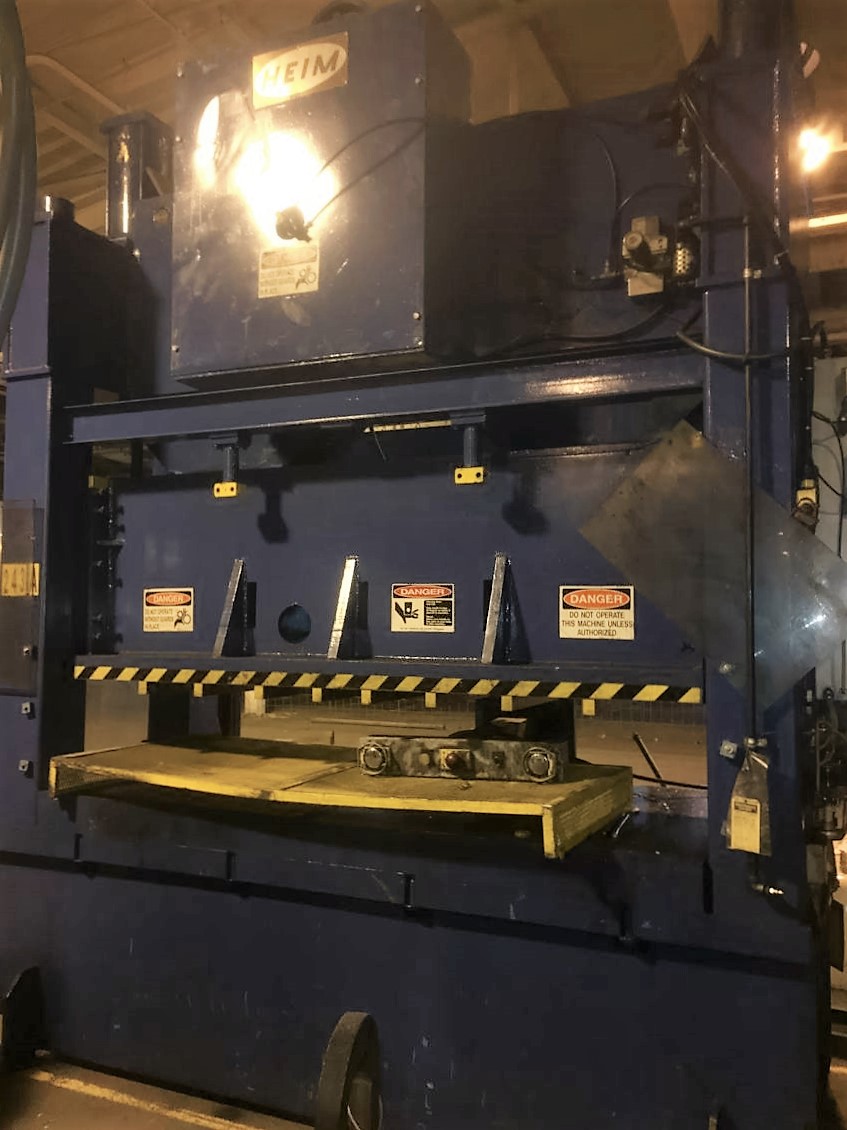 300 Ton Straight Side Press • Used Heim S300-42-102 Press (5146)