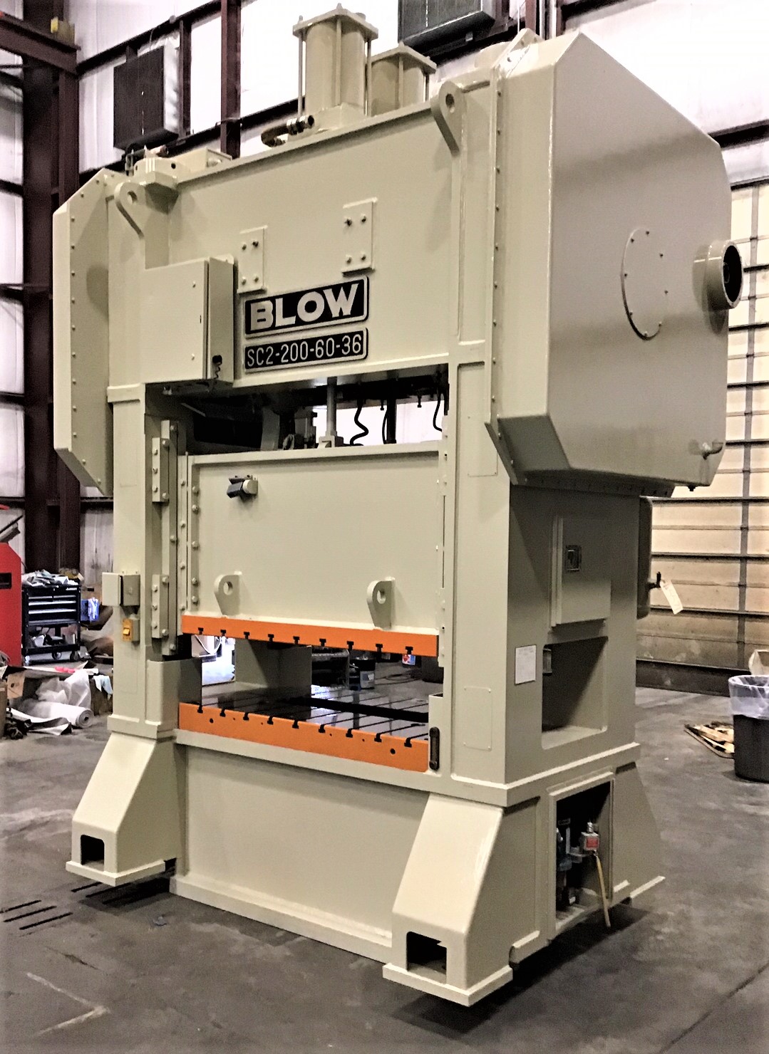 200 Ton Straight Side Press • Used Blow SC2-200-60-36 Press (5571)