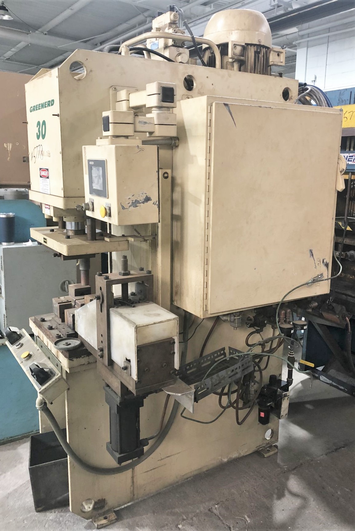 30 Ton C Frame Design, Used Hydraulic Press • Used Greenerd HCA-30-30R8 ...